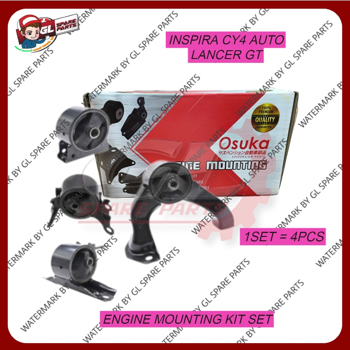 ENGINE MOUNTING SET (AUTO) PROTON INSPIRA CY4 / MITSUBISHI LANCER 2.0 ...