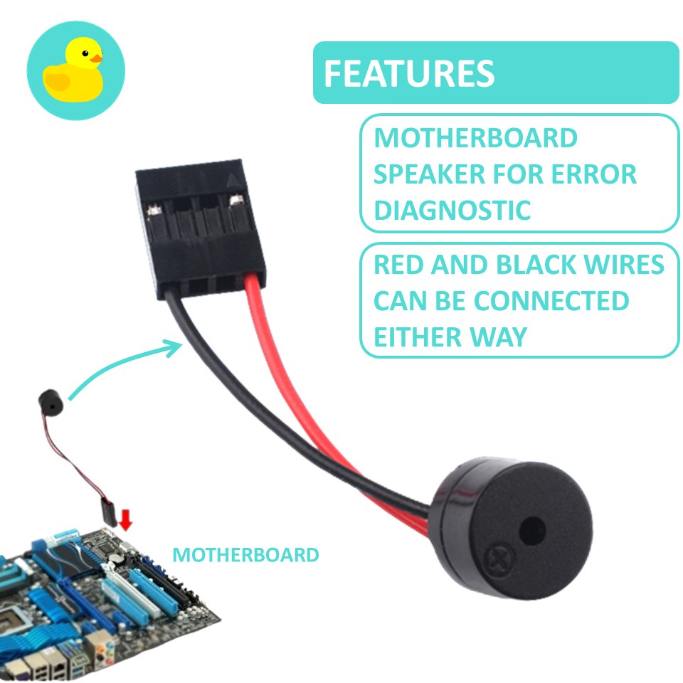 Active Buzzer Speaker Beep Code Alarm For PC Computer Mother Board ...