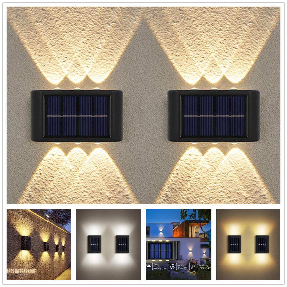 LED solar light outdoor waterproof light upper and lower lighting wall ...