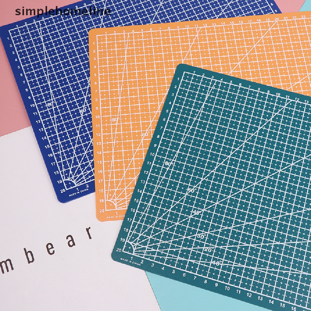 simplehomeline A4 Cutg Mat Self Healing Pad Printed Grid Lines Board ...