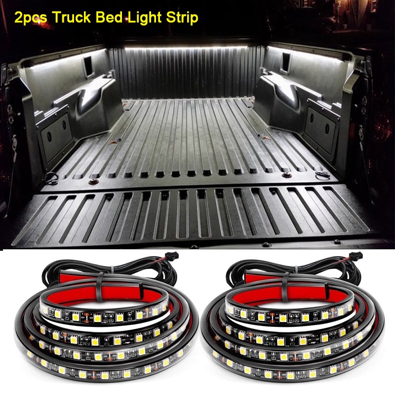 2pcs 60inch LED Car Lights Strip Cargo Truck Bed Light Strip Lamp with ...