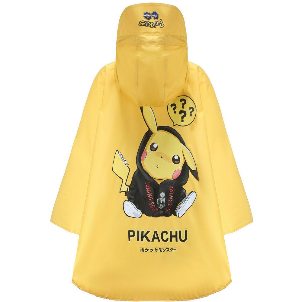 Kids raincoat 3-14 year old Kid's Pokemon Picachu raincoat male and ...