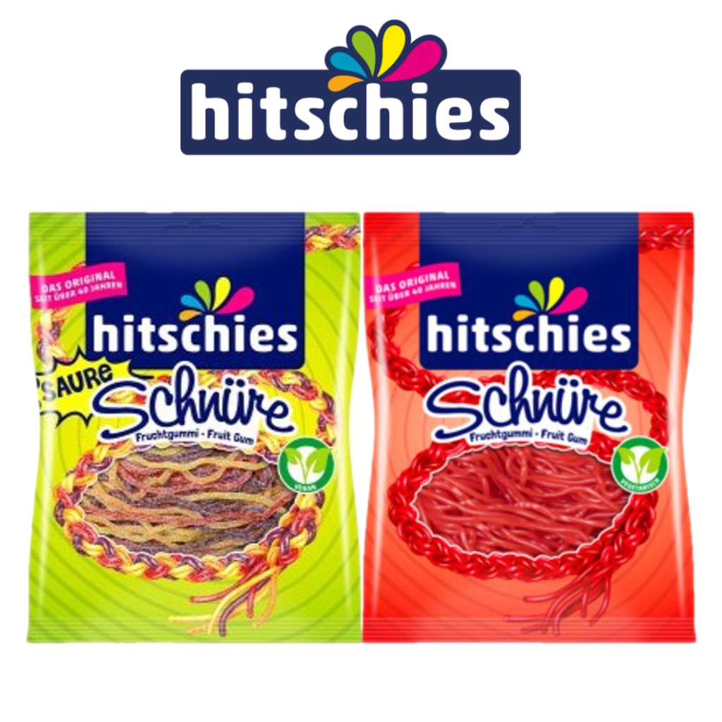 Hitschler Hitschles Spaghetti Shaped Fruity Jelly Rope 125g / Sour and ...