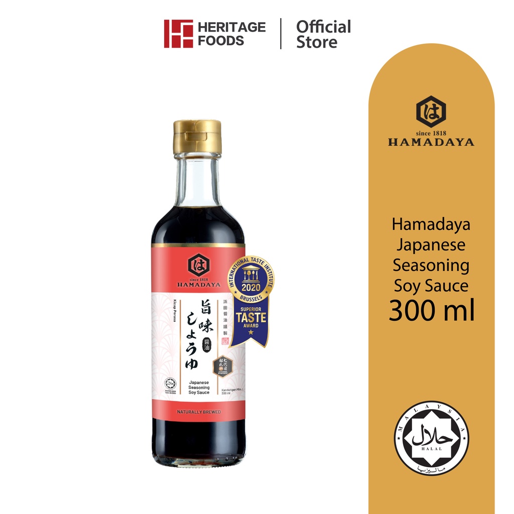 HAMADAYA JAPANESE SEASONING SOY SAUCE 300ML | Shopee Malaysia