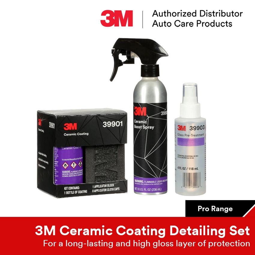 3M Ceramic Coating Car Detailing Treatment Set 5 Years Paint Protection ...