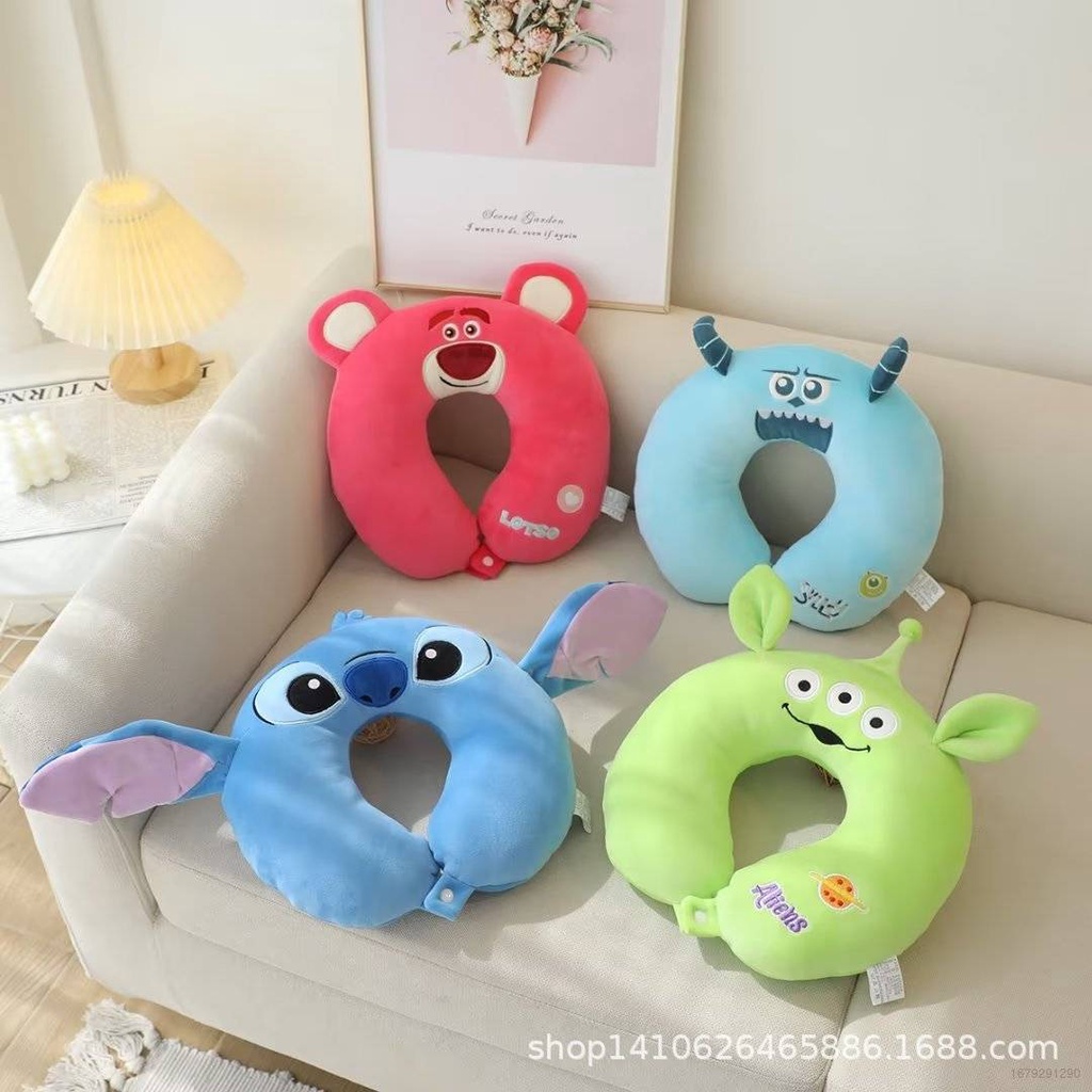 AG Stitch Lotso Sullivan Alien U-shaped pillow Air travel neck pillow ...