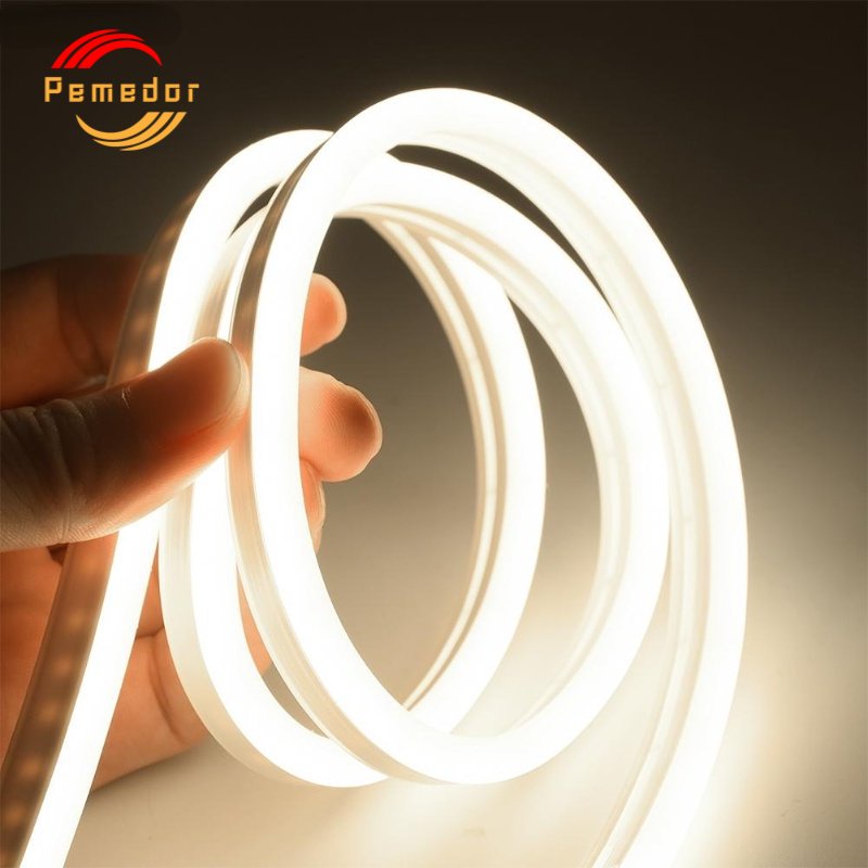 Led Strip Light 220V AC Waterproof Narrow Neon light can be Cut at ...