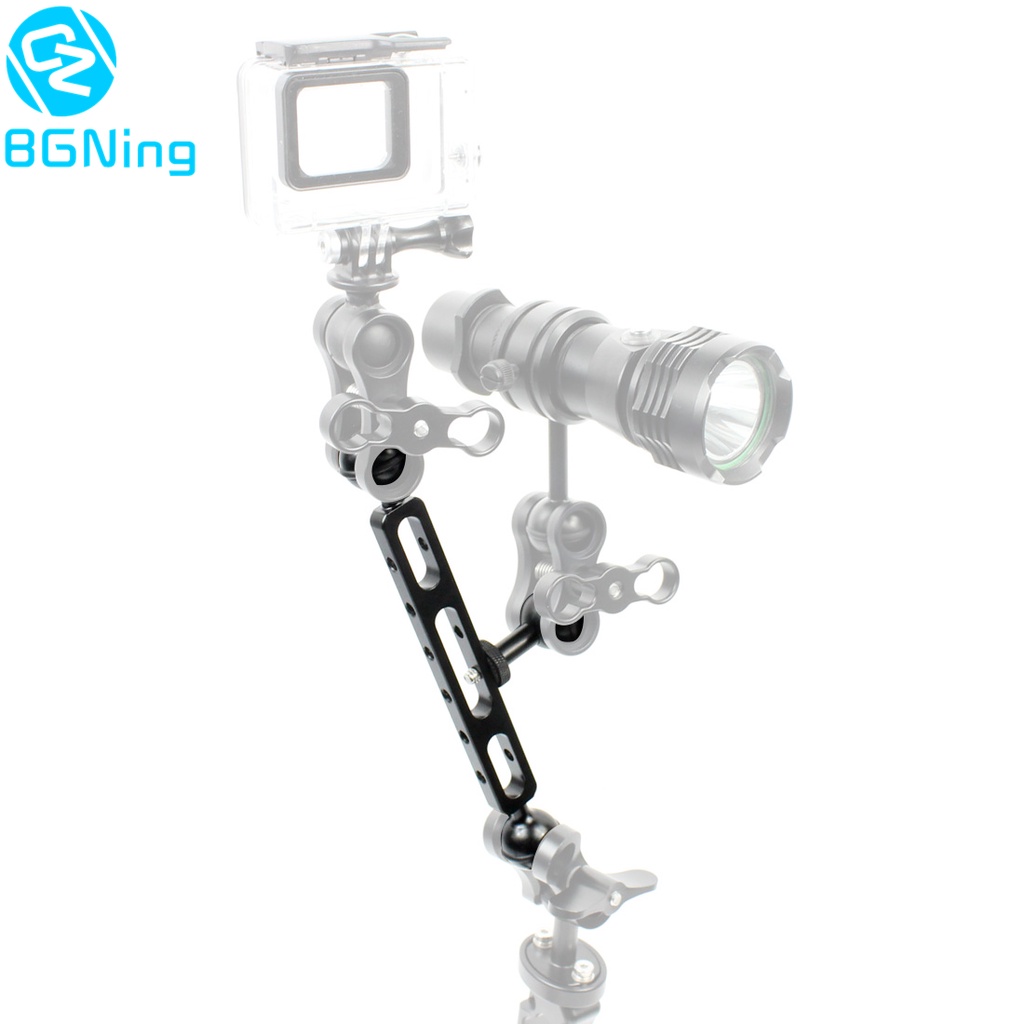 BGNING SLR Camera Diving Extention Arm with 1inch Ball Head Adapter for ...