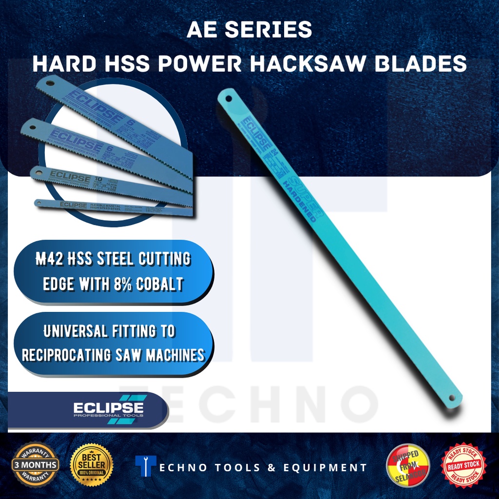 Eclipse AE Series Hard HSS Power Hacksaw Replacement 14'',16'',18”,24 ...