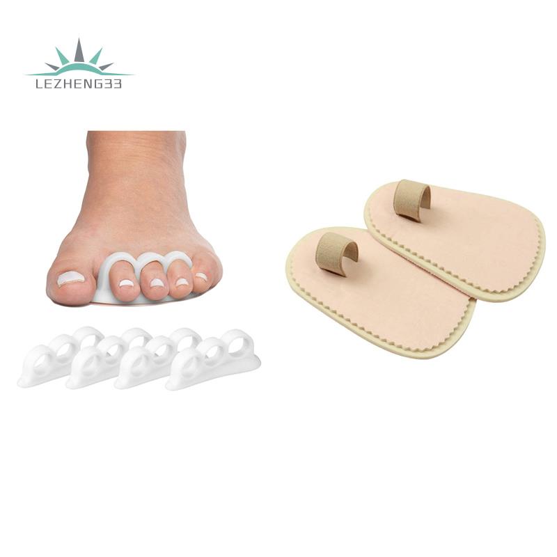 Hammer Toe Straightener and Corrector 4 Pack Soft Gel Crests Splints ...