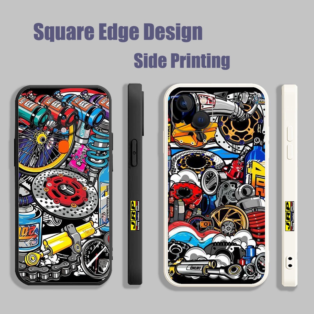 Casing For Redmi 9A 9C Note 8 10 10s NFC JDM JRP Motorcycle Drawing ...