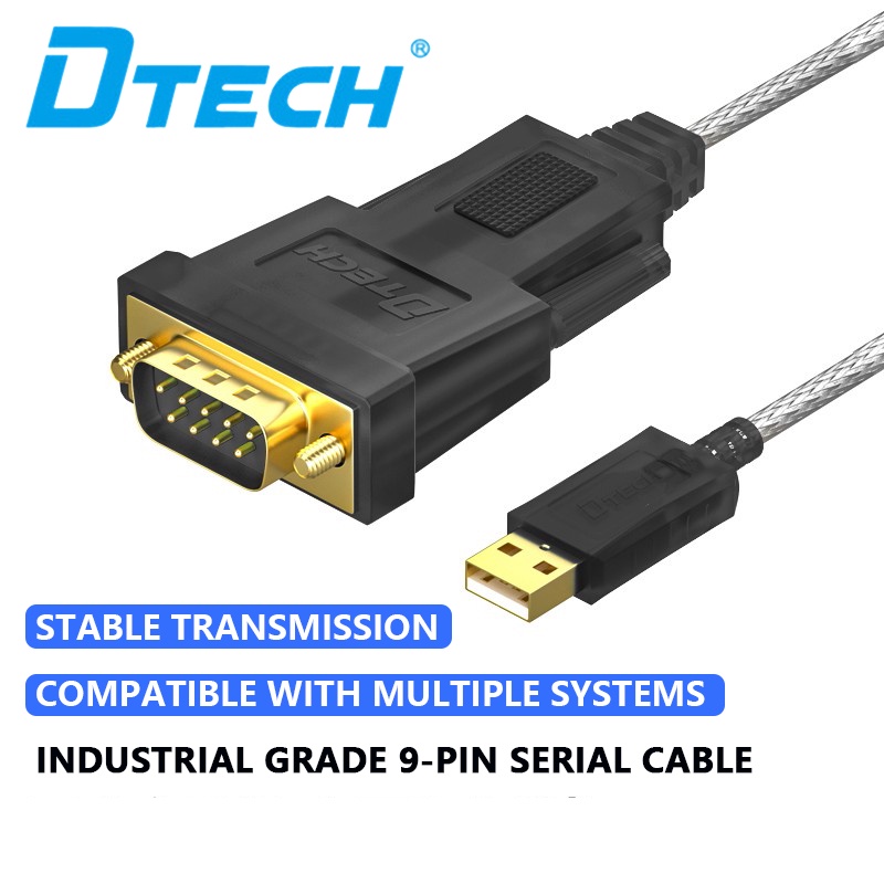 DTECH USB2.0 To RS232 Serial Port Cable DB9 Pin Male Converter Support ...
