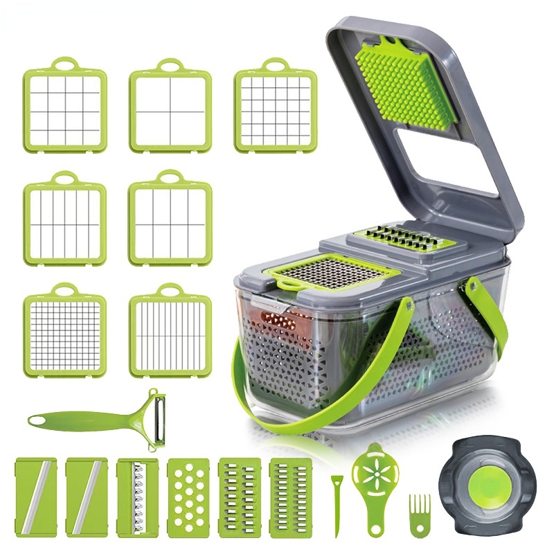 Multifunctional Vegetable Cutter 22 in 1 Fruit Vegetable Slicer ...