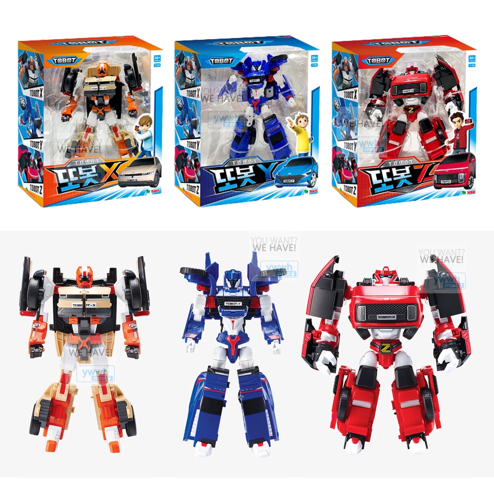 Young Toys TOBOT X IONIQ 5, TOBOT Y Avante, TOBOT Z STARIA Van ...