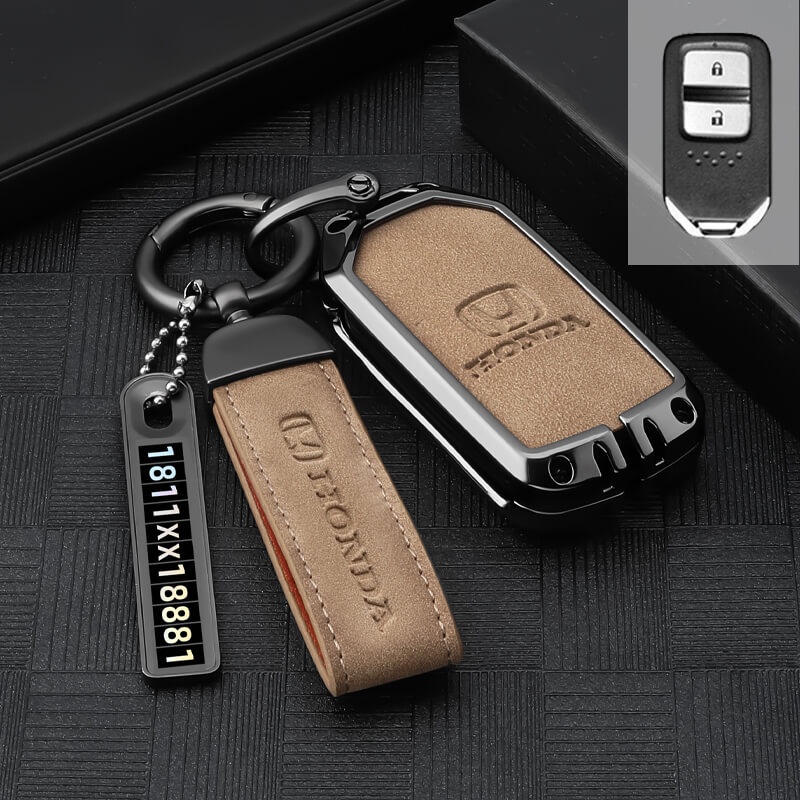 Zinc Alloy Car Key Case Cover For Honda Civic City Accord CRV CR-V Hrv ...