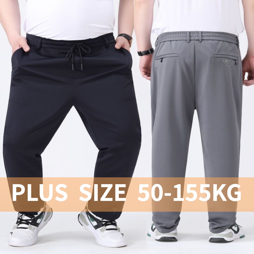 【Plus Size】10XL 8XL Men Business Casual Long Big Suit Pants Oversize ...