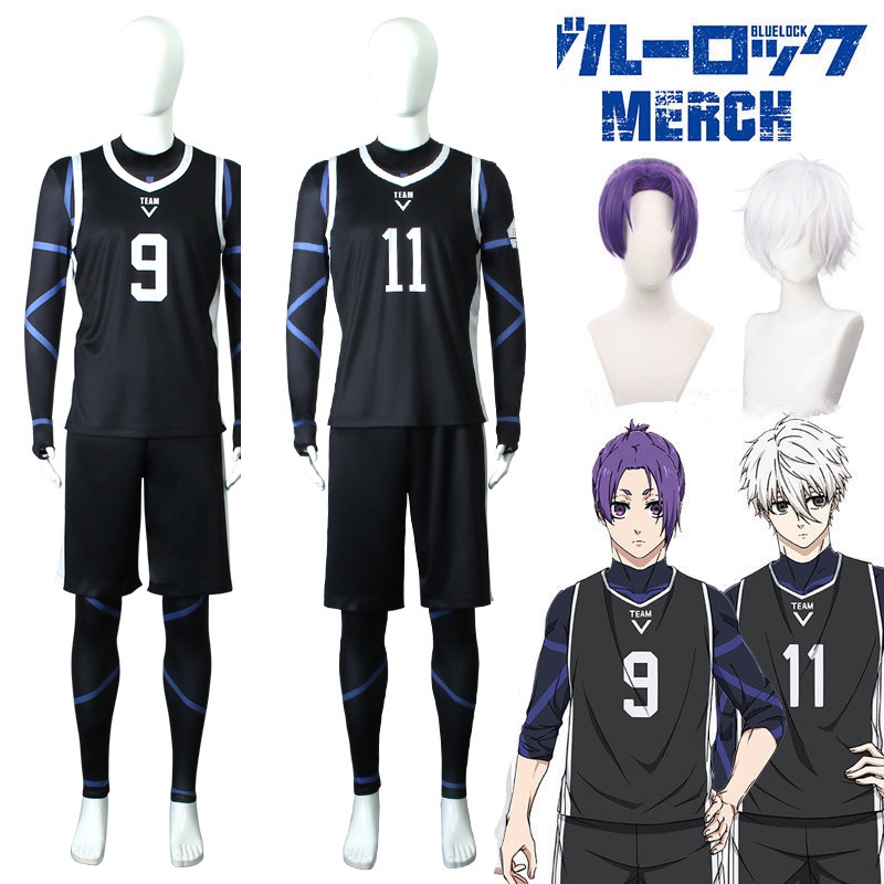 Anime Blue Lock Nagi Seishirou Mikage Reo Cosplay Costume Wig Football ...