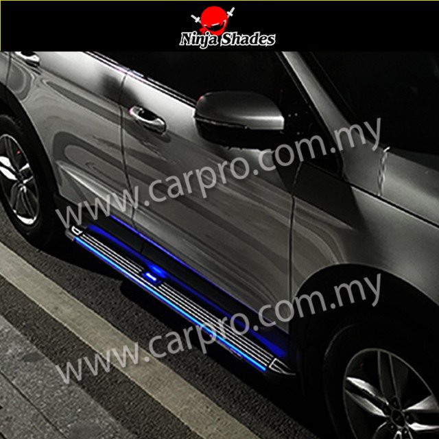 Proton X50 Side Step Flagship With Solar LED Blue Running Board Side ...