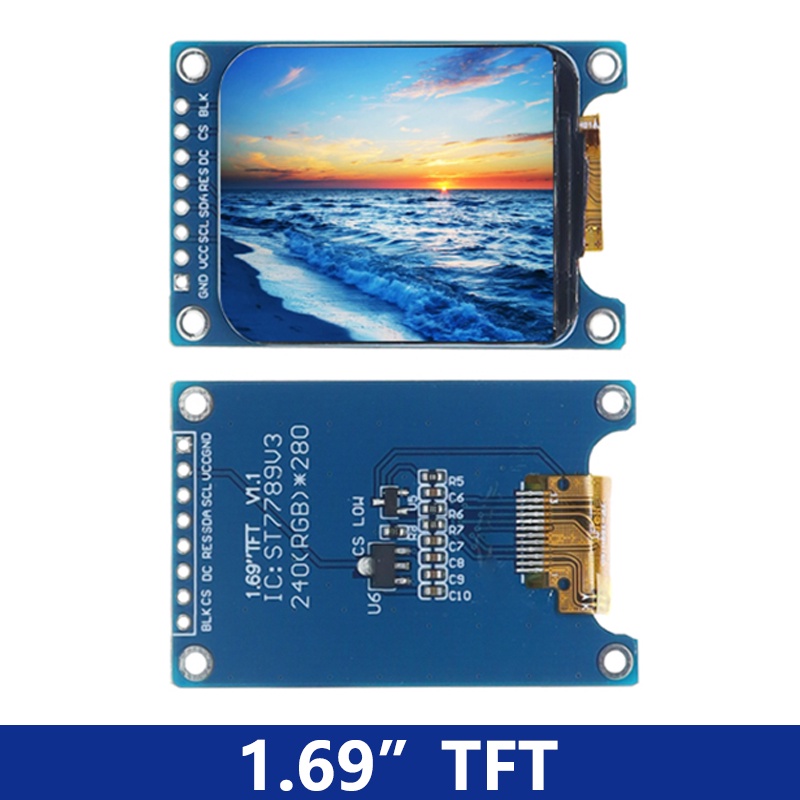 1.69 Inch 1.69" Color TFT Display Module HD IPS LCD LED Screen 240X280 ...