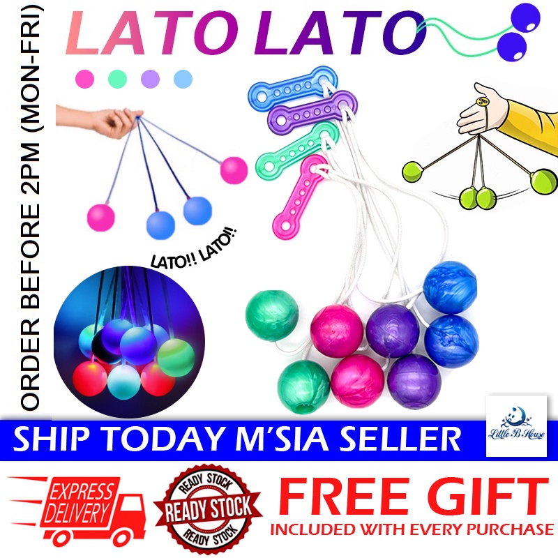 [Little B House] Viral Lato Lato Ball Latto Latto Katto Katto Balls Toy ...