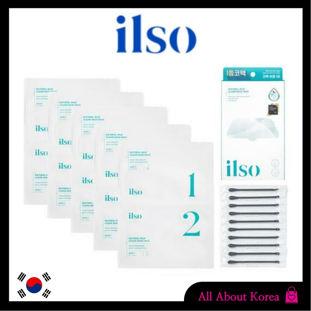 [ILSO]Natural Mild Clear Nose Pack 5ea | Shopee Malaysia