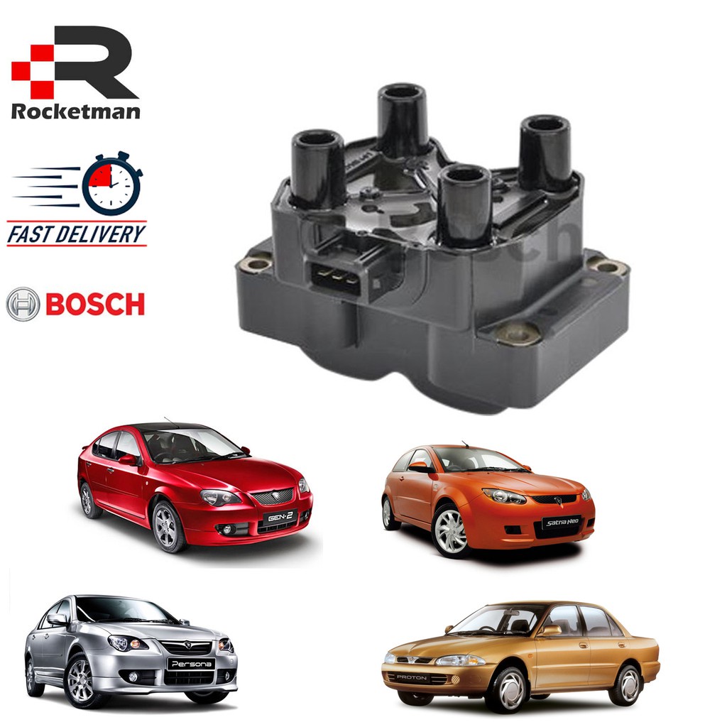 BOSCH IGNITION COIL WIRA 1.3 1.5 VDO GEN2 PERSONA NEO EXORA CAMPRO CPS ...