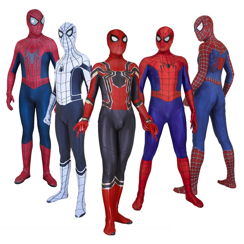 Spider-Man one-piece tights suit Miles expedition cosplay adult and ...