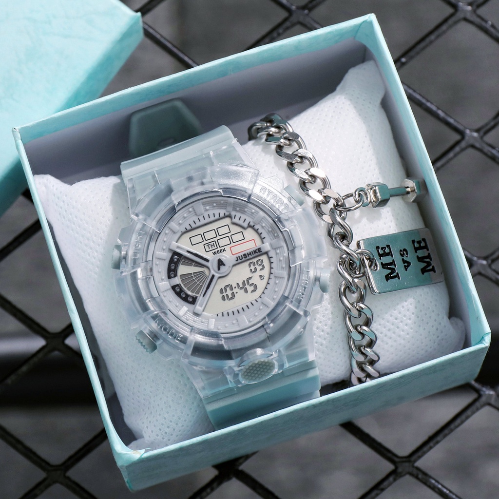 New Sports Electronic Watch Boys and Girls Luminous Waterproof Multi ...