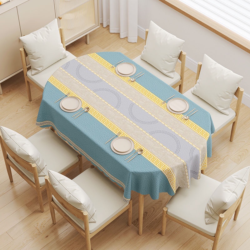 Oval tablecloth Thickened pvc tablecloths 椭圆形餐桌布 加厚pvc桌布 | Shopee Malaysia