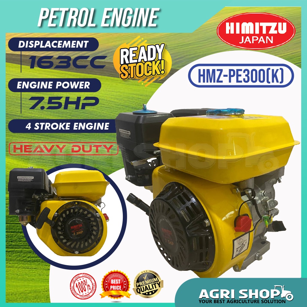 Agrishop HIMITZU 7.5hp 163CC 4 Stroke Petrol Engine | Shopee Malaysia
