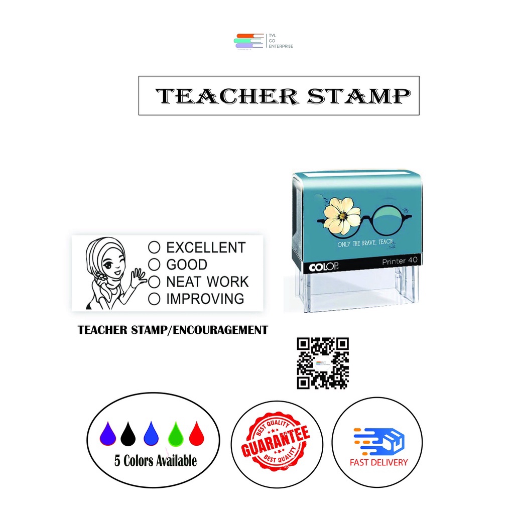 COLOP TEACHER ENCOURAGEMENT STAMP 003/SELF INK STAMP | Shopee Malaysia