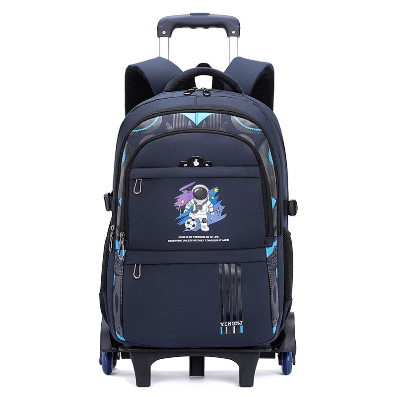 Beg Sekolah Troli 2/6 Roda Astronaut Wheeled Schoolbag Kids Rolling ...