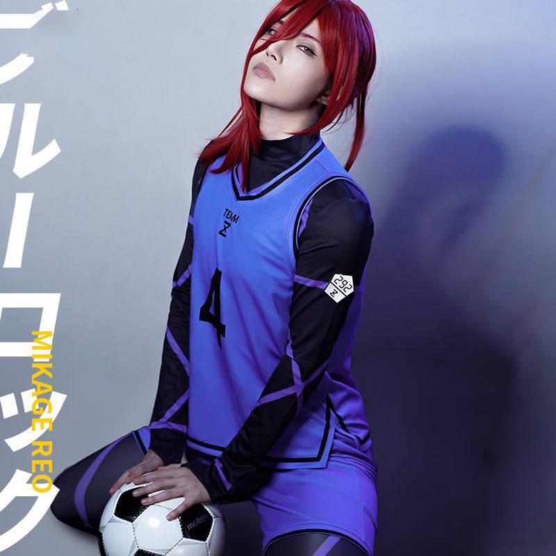 NEW Blue Lock Cosplay Costume Football Jersey Jumpsuit Vest Suits Isagi ...