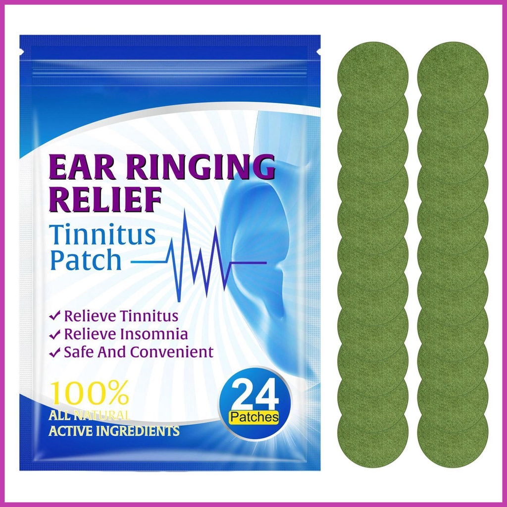 Tinnitus Relief Solution Patches 24pcs Ear Uncomfortable Relief Patches ...