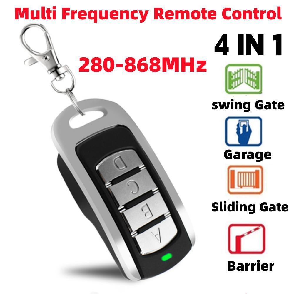 4 in 1 Multi Frequency Copy Remote Control 280MHz- 868Mhz Electric Gate Controller 433 330mhz ...