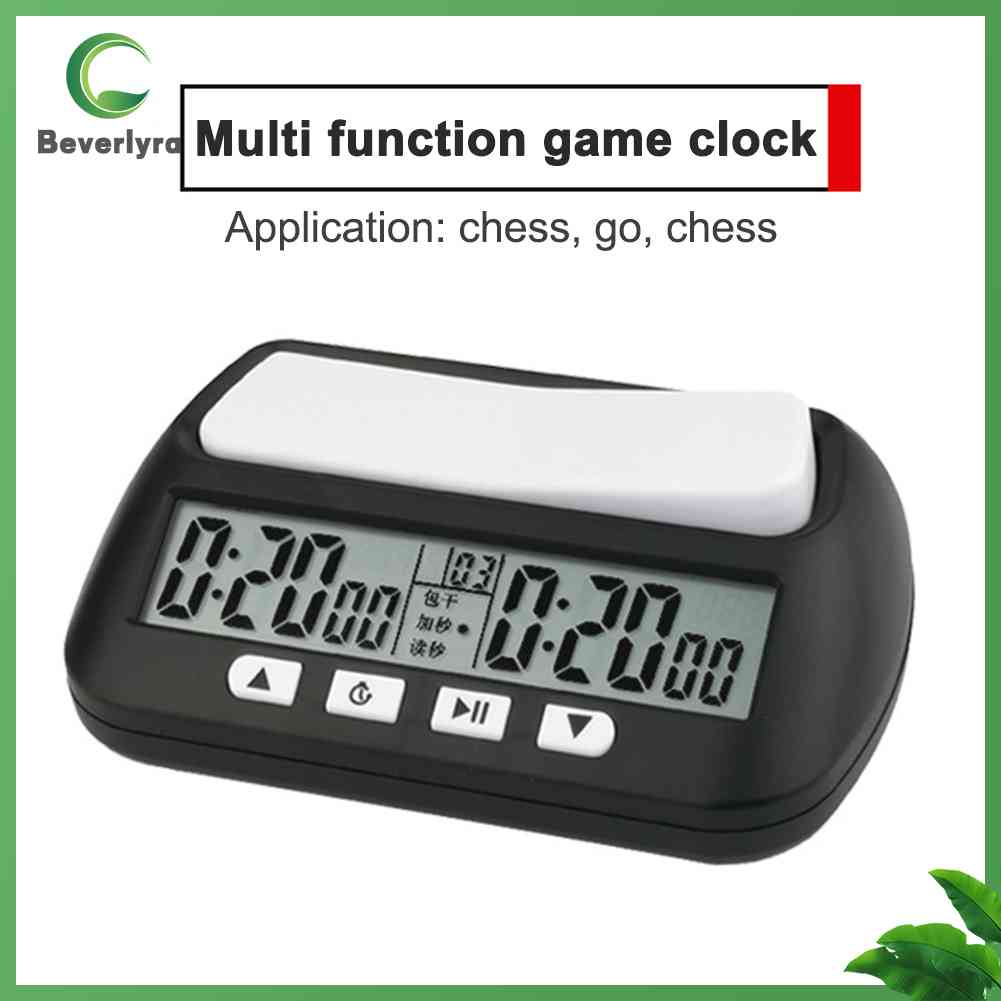 Bv Digital Chess Clock Battery Powered Board Game Countdown Timer Gifts ...