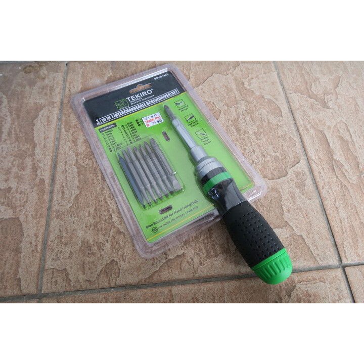 Tekiro 19-in-1 Interchangeable Ratchet Screwdriver Set | Shopee Malaysia
