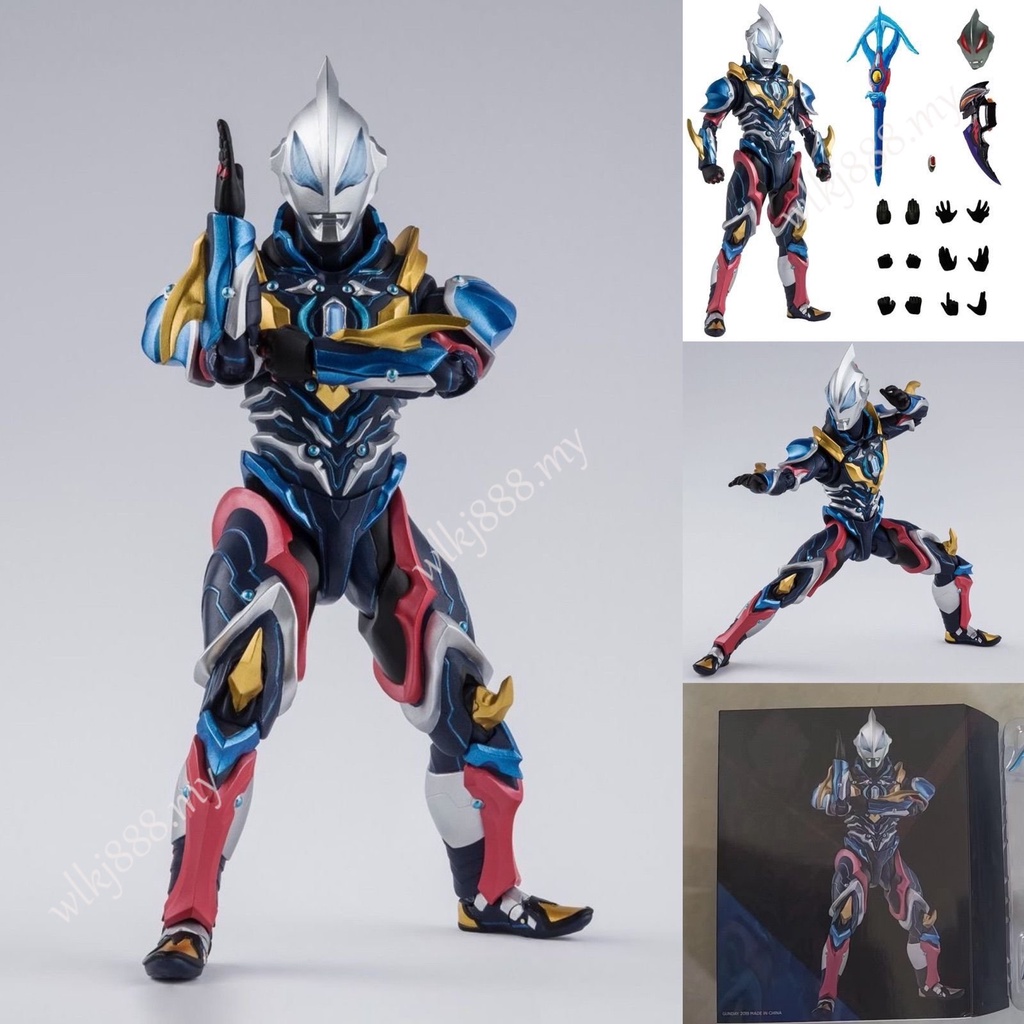 Ultraman Geed Zero SHF Rabbit Form Change Face Anime Articulado Action ...