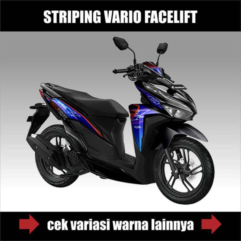 Striping Honda Vario 125 And 150 Facelift Cyber City Edition/Motorcycle ...