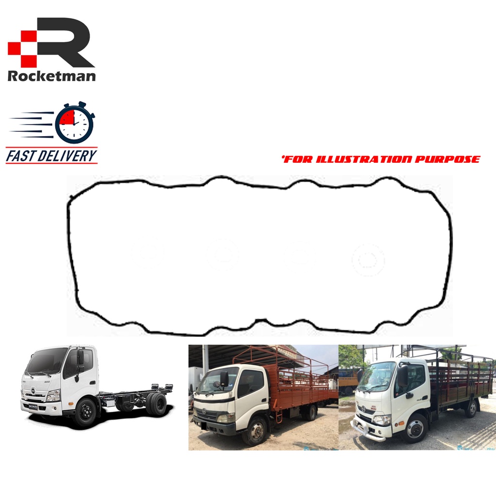 OEM VALVE ROCKER COVER GASKET HINO N04C XZU423 XZU600 XZU640 XZU710 ...