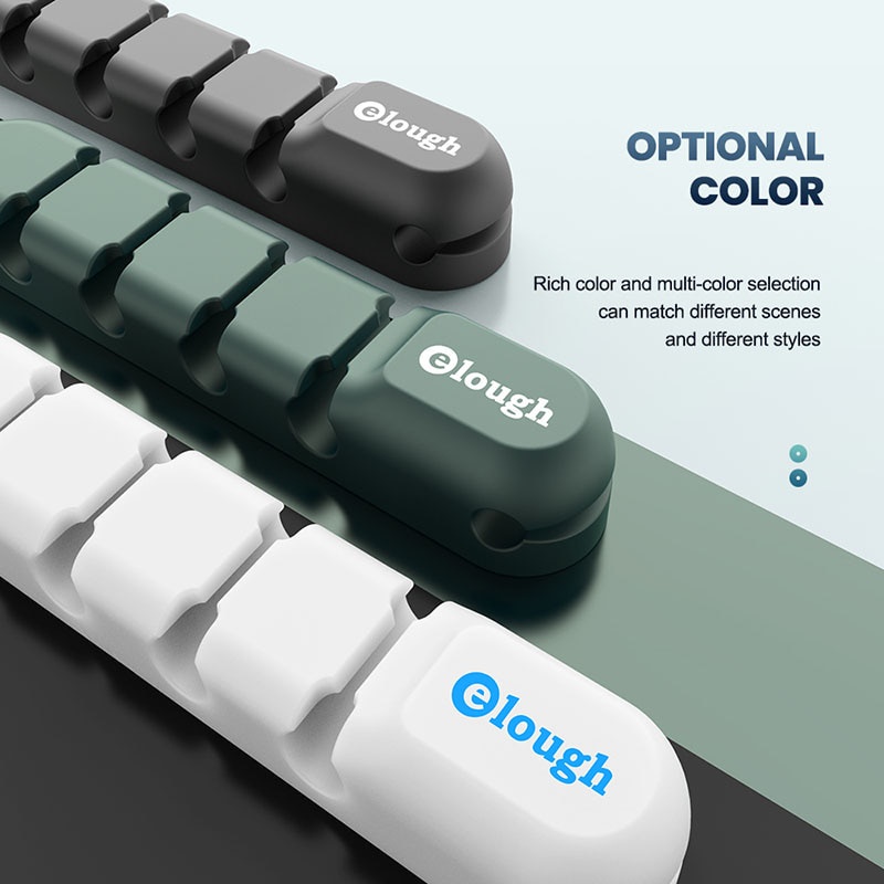 Silicone Cable Winder Organizer Management Holder Multipurpose Flexible ...