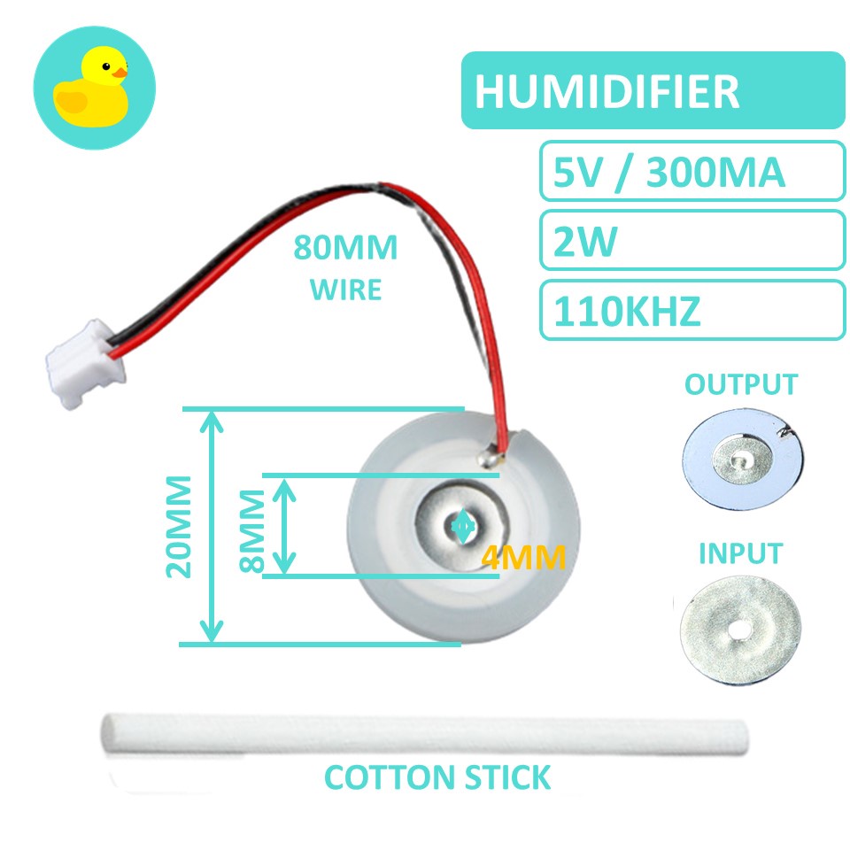 Piezoelectric Air Humidifier Mist Maker Atomizer Film Disc Plate With ...
