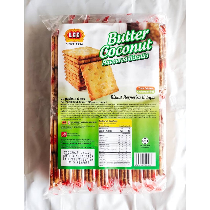 [FSC] Lee Biscuit Ekonomi Pack (ShortCake/Cream/Cracker) 510/810gm ...