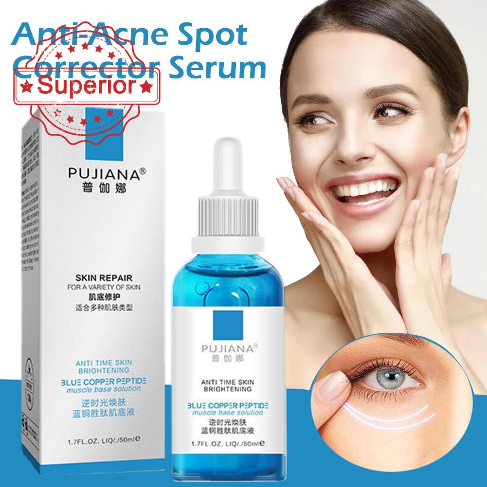 【Ready Stock】Blue Copper Peptide Serum Facial Anti-Aging 50ML Skin ...