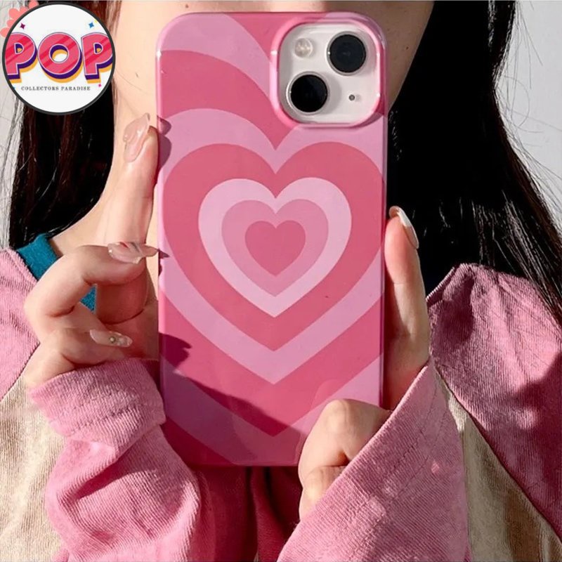 POP Gradient Love Heart Phone Case Compatible for IPhone 7 8 Plus 11 14 ...