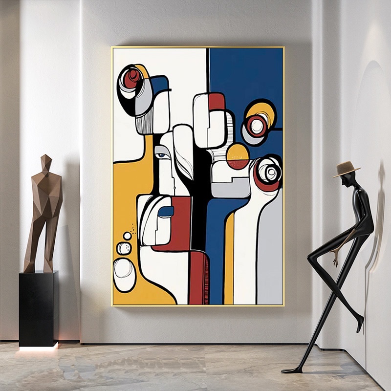 Picasso Artworks Abstract Figure Canvas Painting Pictures HD Print Wall ...