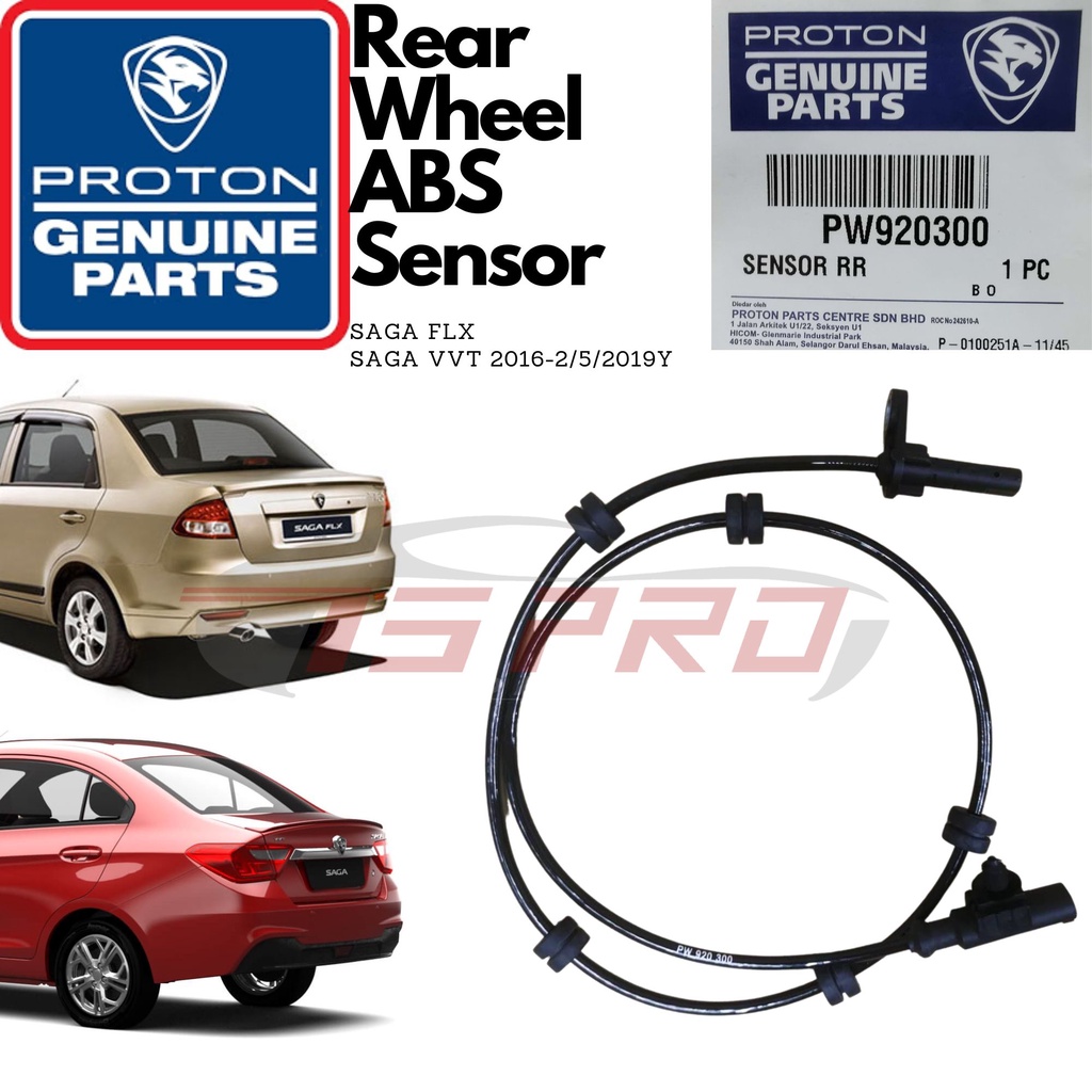 Proton New Saga VVT BLM FLX Genuine Rear Wheel ABS Sensor Tayar ...