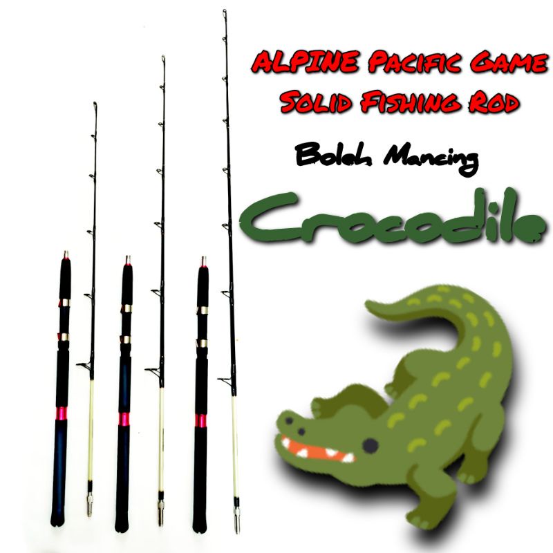 ALPINE ROD PACIFIC GAME SOLID GRAPHITE (BOAT ROD / BOTTOM ROD ...