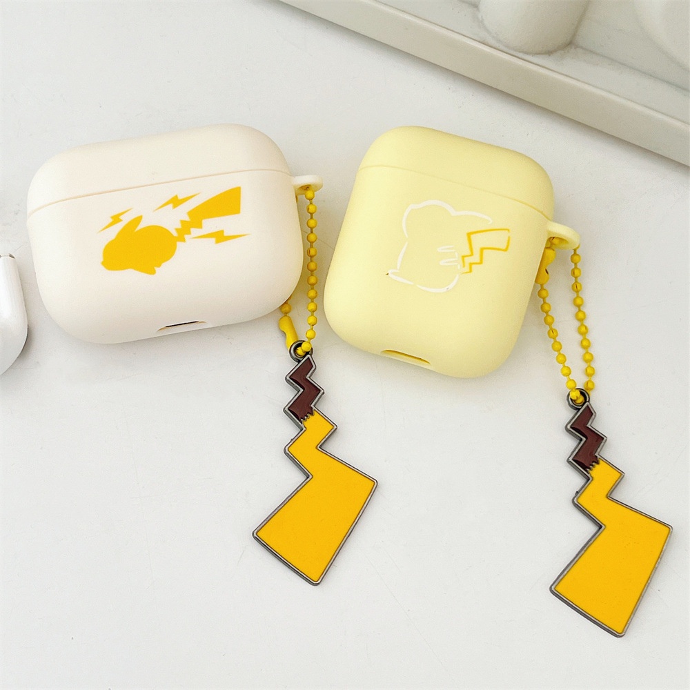 Anime Pokemon Pikachu Lightning Tail Case for AirPods Pro2 Case Cover ...