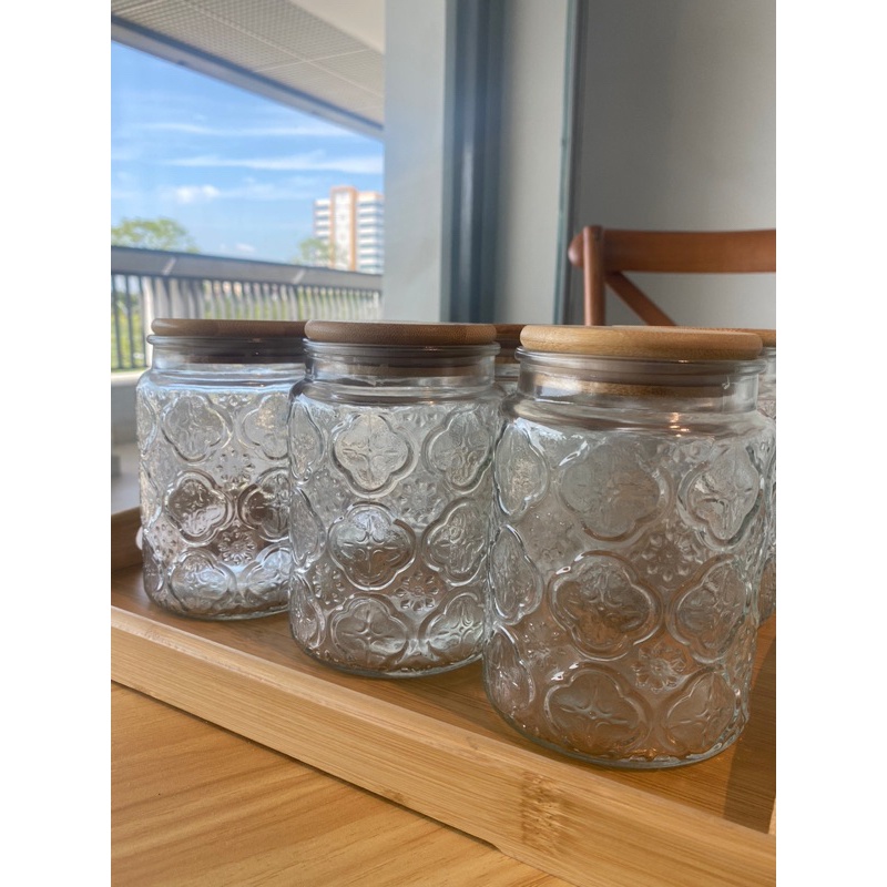 Bekas kuih Raya balang kuih kaca kedap udara cookies jar candy jar ...